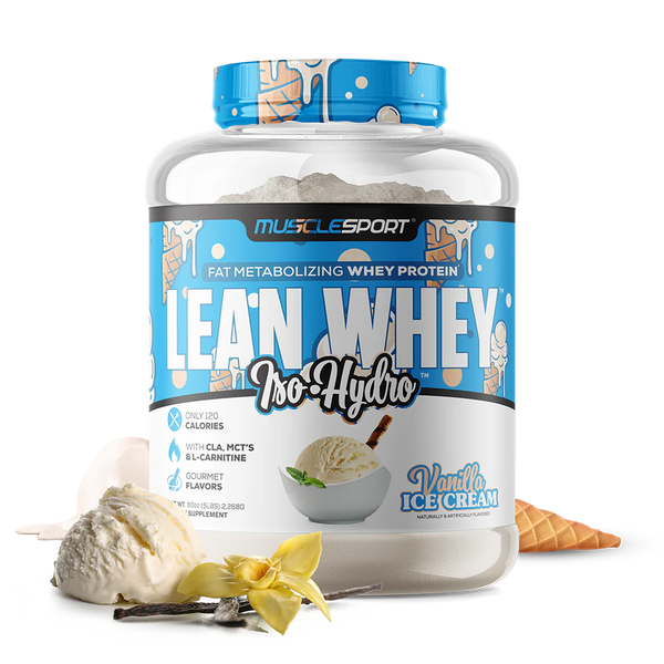 Muscle Sport Lean Whey Iso Hydro (5lbs) | Supplement Warfare